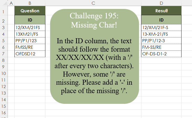 Excel Challenges Archives - OmidBI