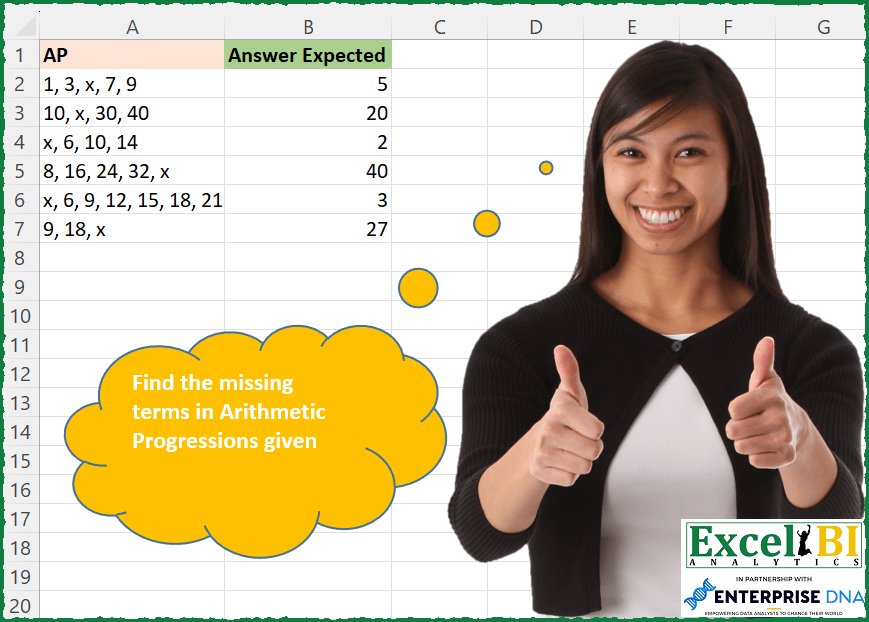 Fill Arithmetic Progression - OmidBI