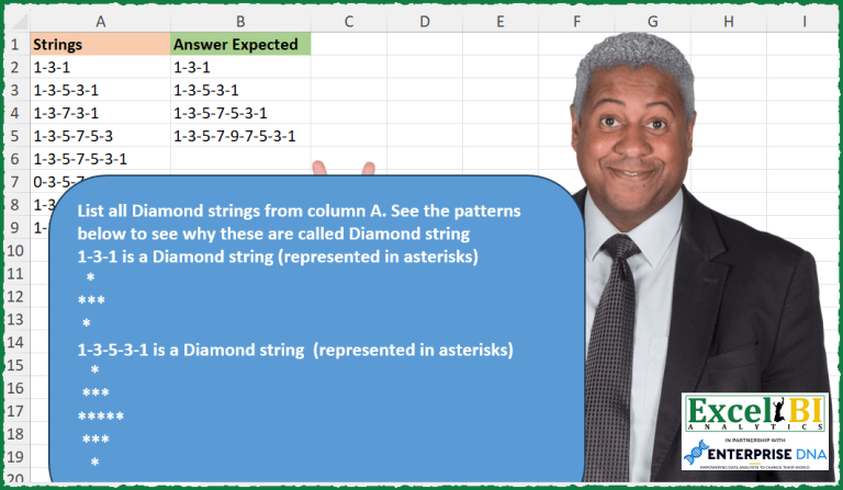 Identify Diamond Strings