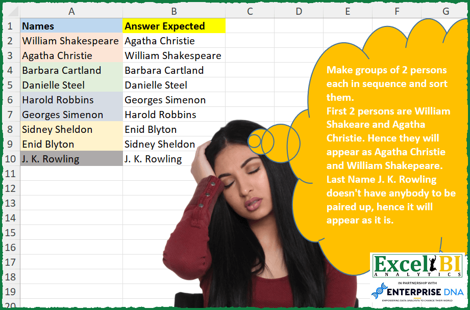 Pair and Sort People - OmidBI