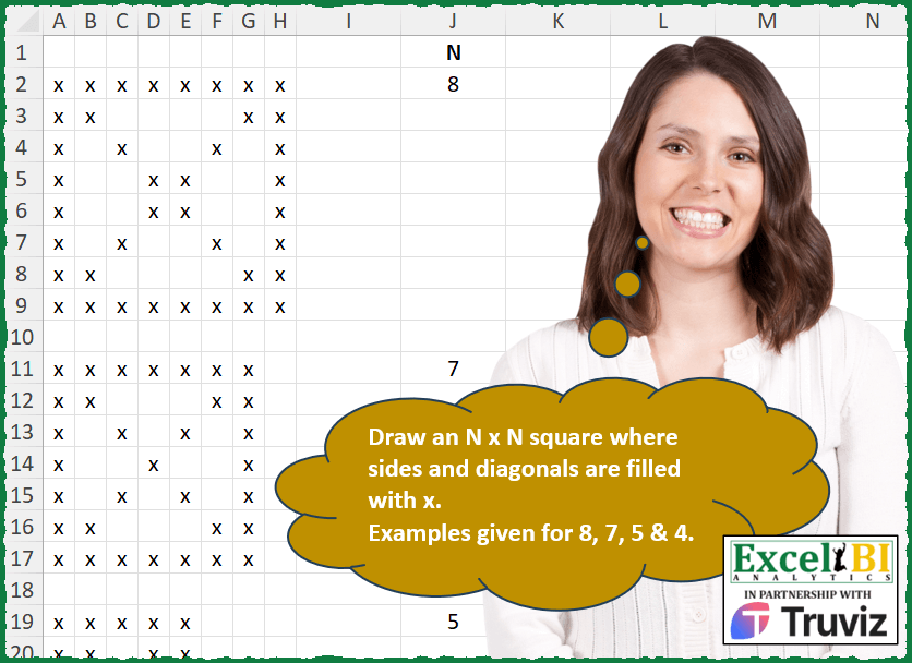 Draw Square With X Pattern - OmidBI