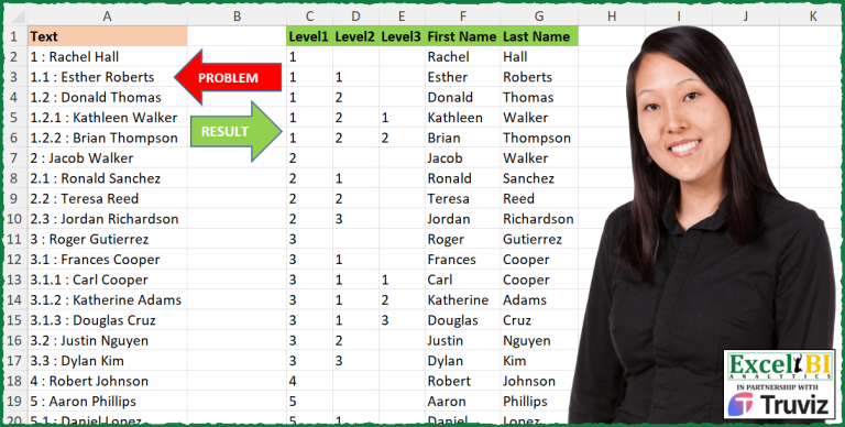 Split Delimited Text into Columns - Excel & Data Challenge