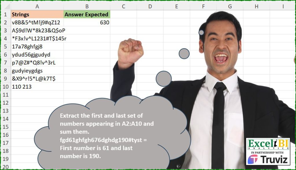 First and Last Number Sum - OmidBI