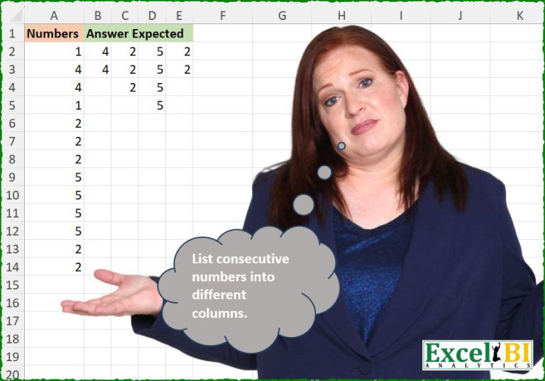 Distribute Consecutive Numbers - Excel, Power Query, Python Challenges